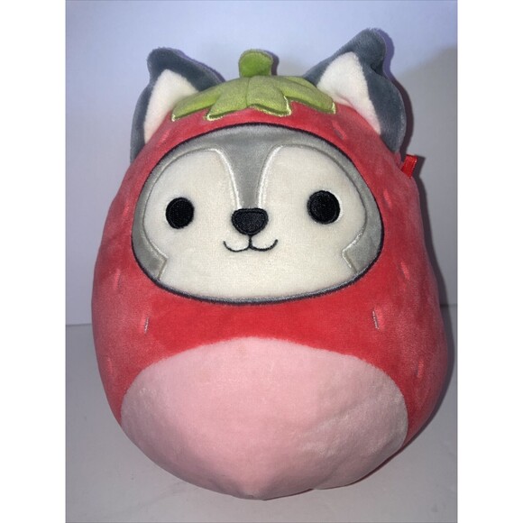 Kellytoy | Toys | Squishmallows Ryan The Husky Strawberry Plush 75 ...